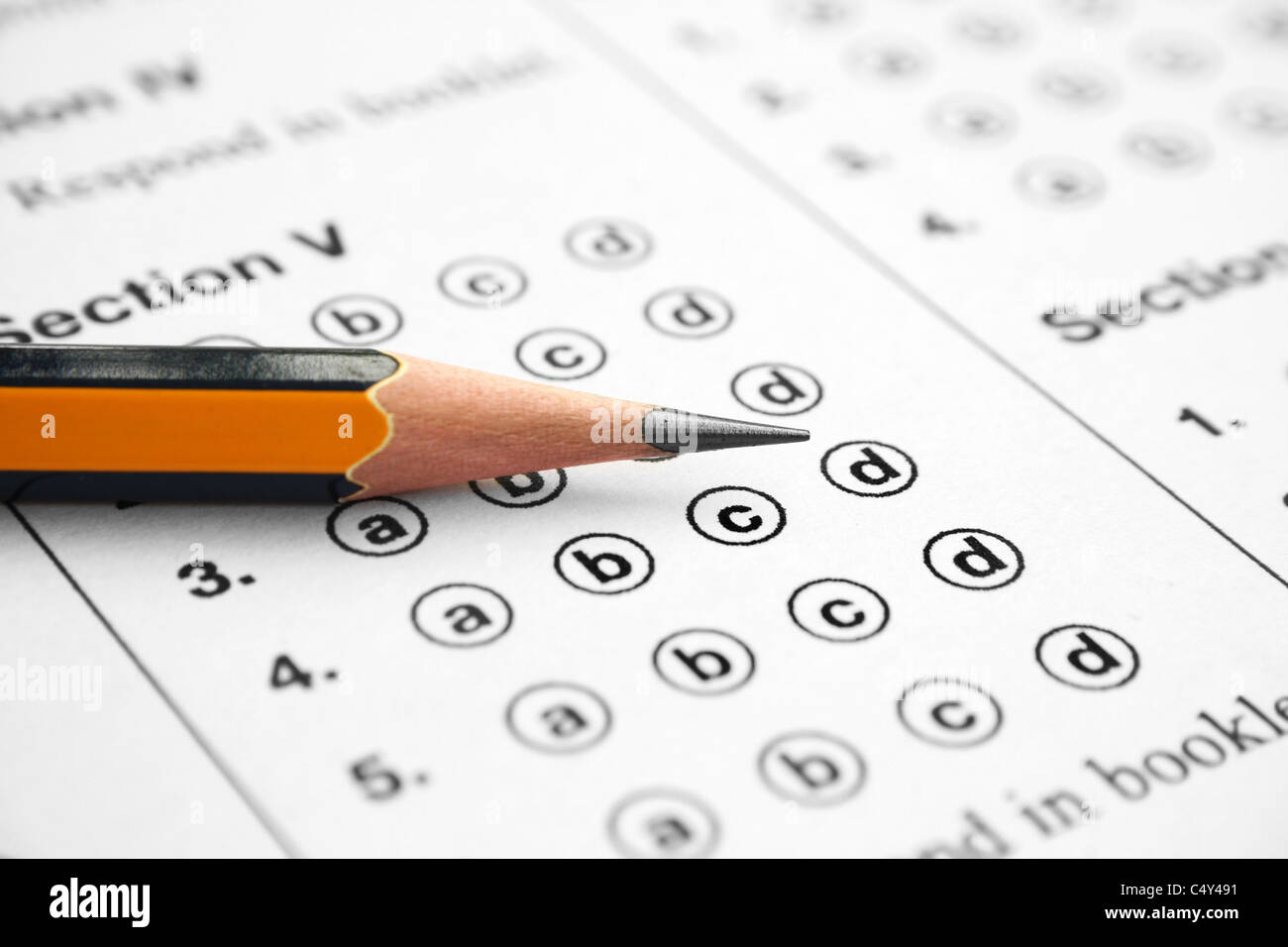 Scantron test hi-res stock photography and images - Alamy