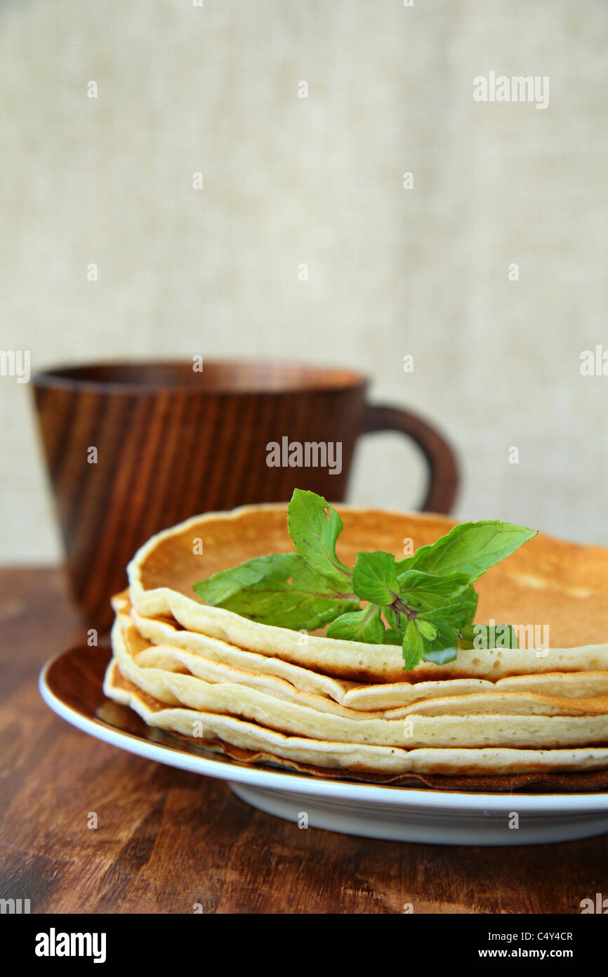 traditional American pancakes Stock Photo - Alamy