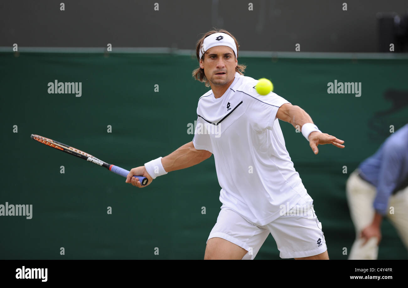 DAVID FERRER SPAIN WIMBLEDON LAWN TENNIS CLUB WIMBLEDON ENGLAND 24 June ...