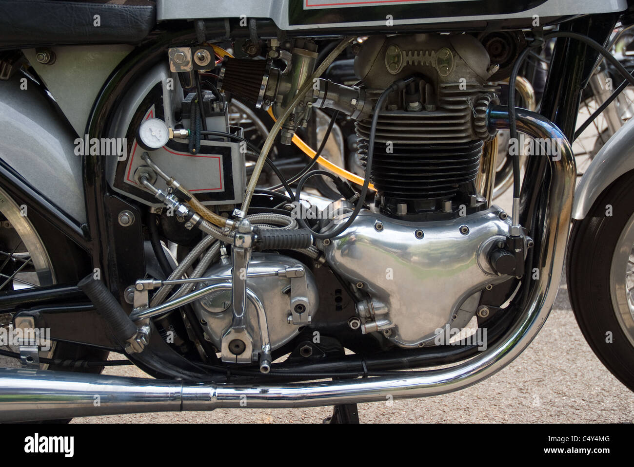 norton motorcycle engine Stock Photo - Alamy