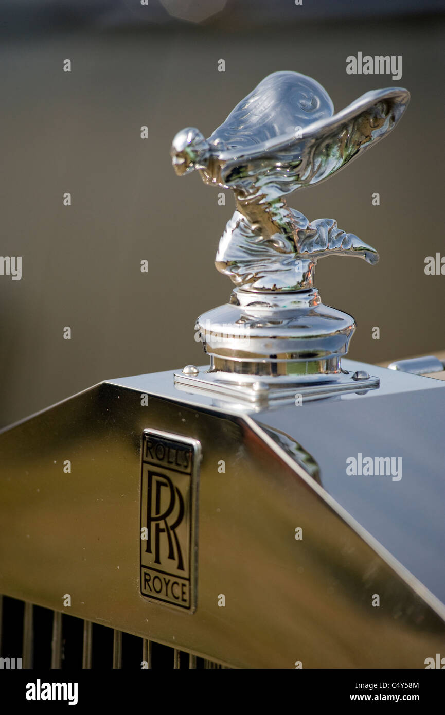 vintage rolls royce car radiator mascot Stock Photo - Alamy