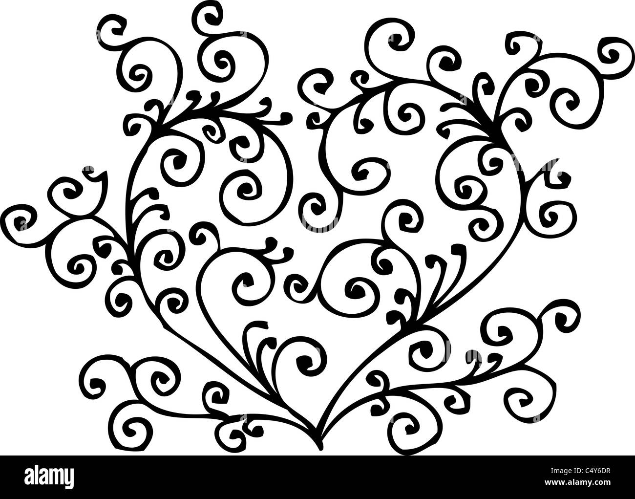 Romantic Heart vignette XI Stock Photo - Alamy