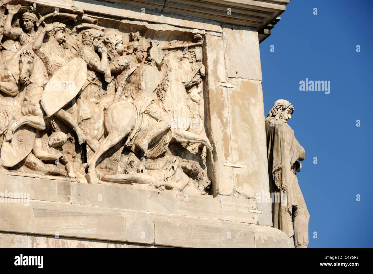 Italy, Rome, arch of Constantine, bas relief Stock Photo - Alamy