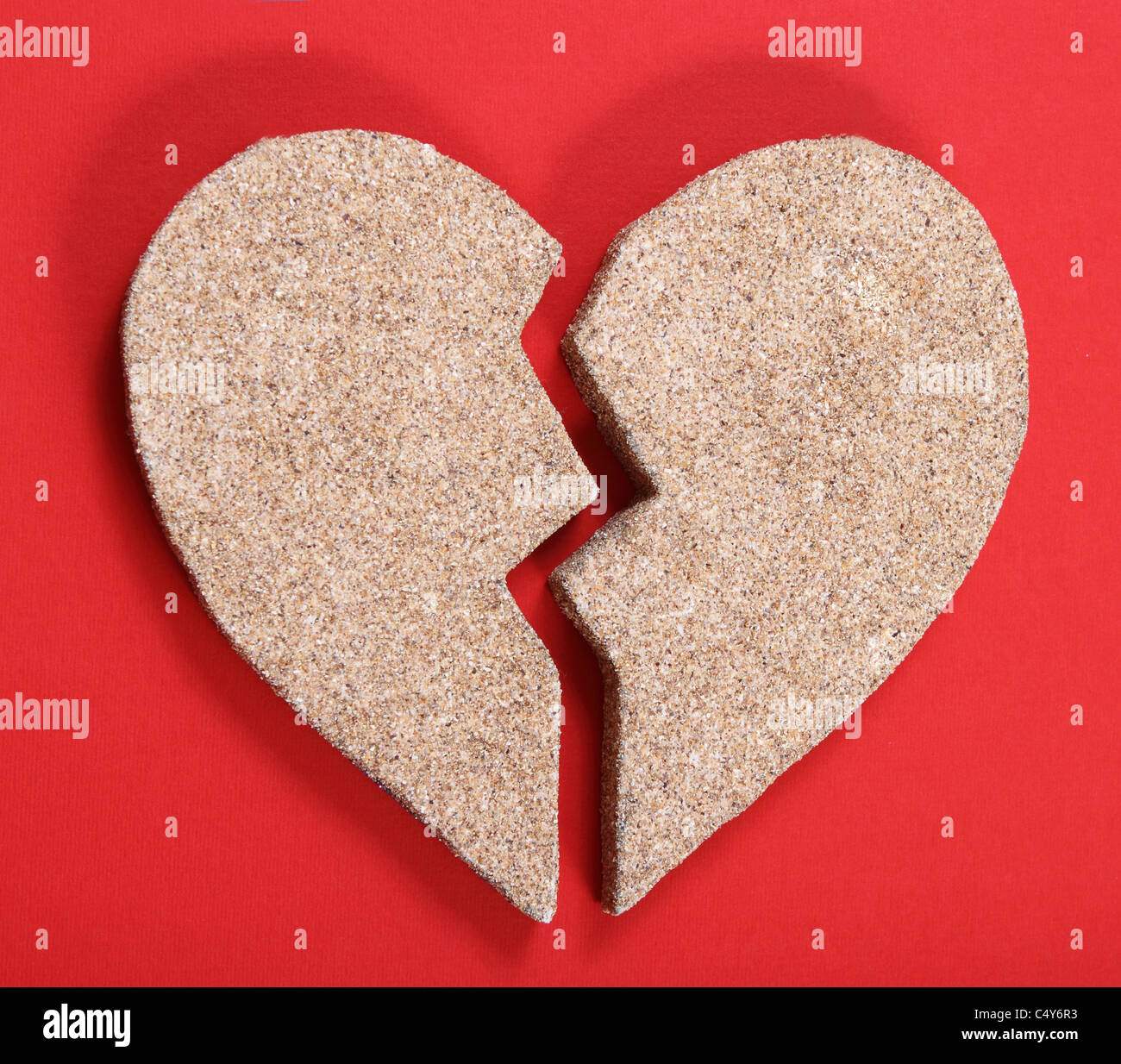 Broken heart symbols hi-res stock photography and images - Alamy