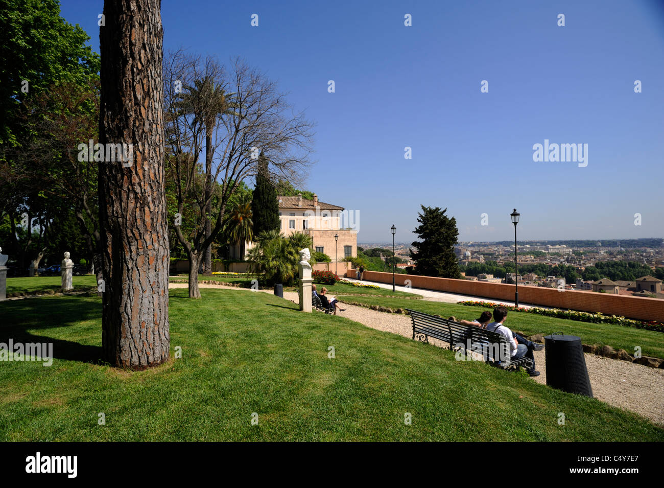 Park of gianicolo hi-res stock photography and images - Alamy