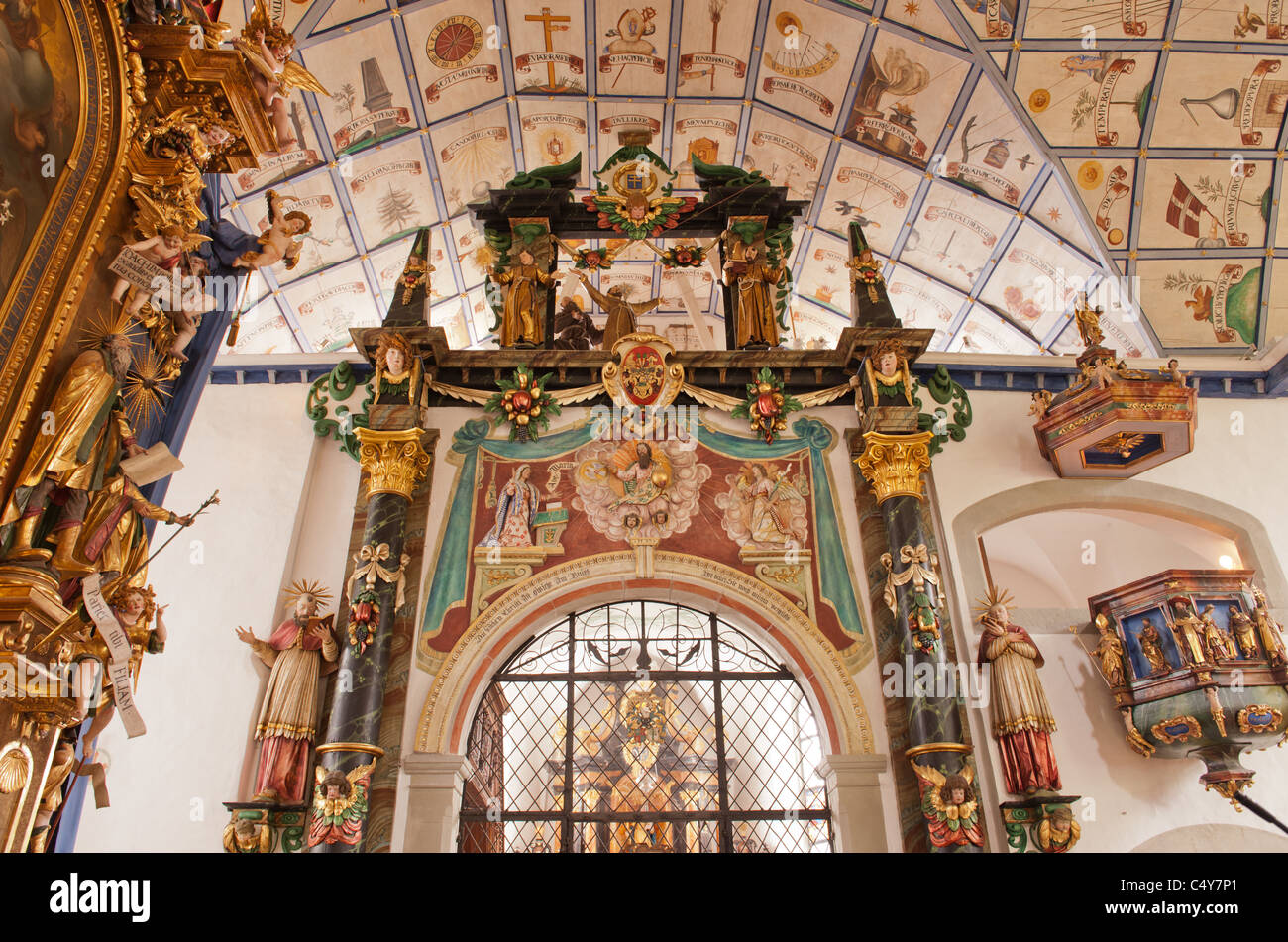 Catholic church in Switzerland, Pilgrimage church Stock Photo - Alamy