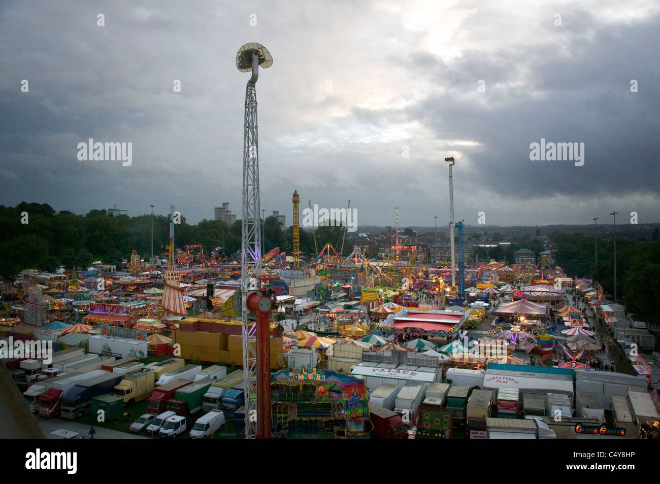 The Nottingham Goose Fair Stock Photo - Alamy