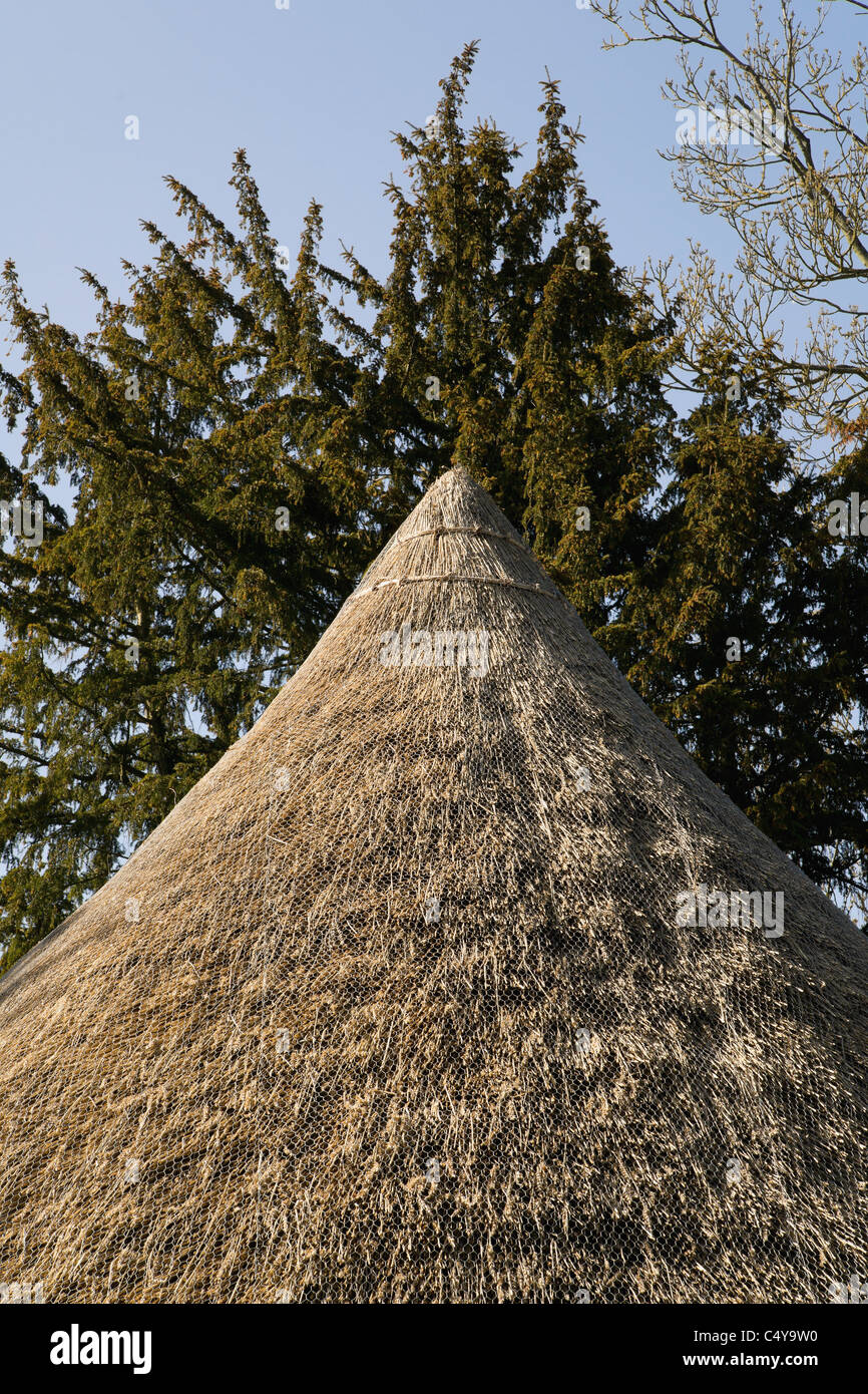 Conical thatch roof hi-res stock photography and images - Alamy