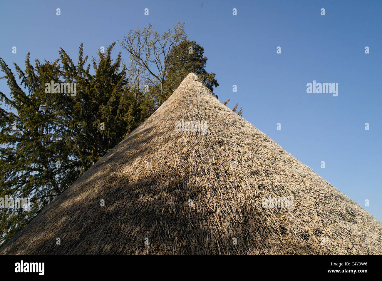 Conical thatched roof hi-res stock photography and images - Alamy