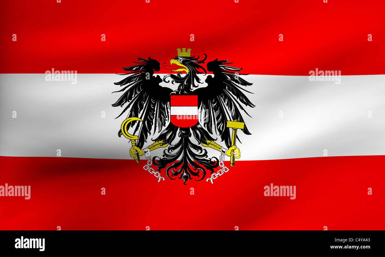 Austria flag hi-res stock photography and images - Alamy