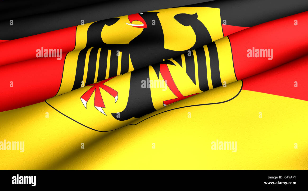 Flag of Germany. Close up. Front view Stock Photo - Alamy