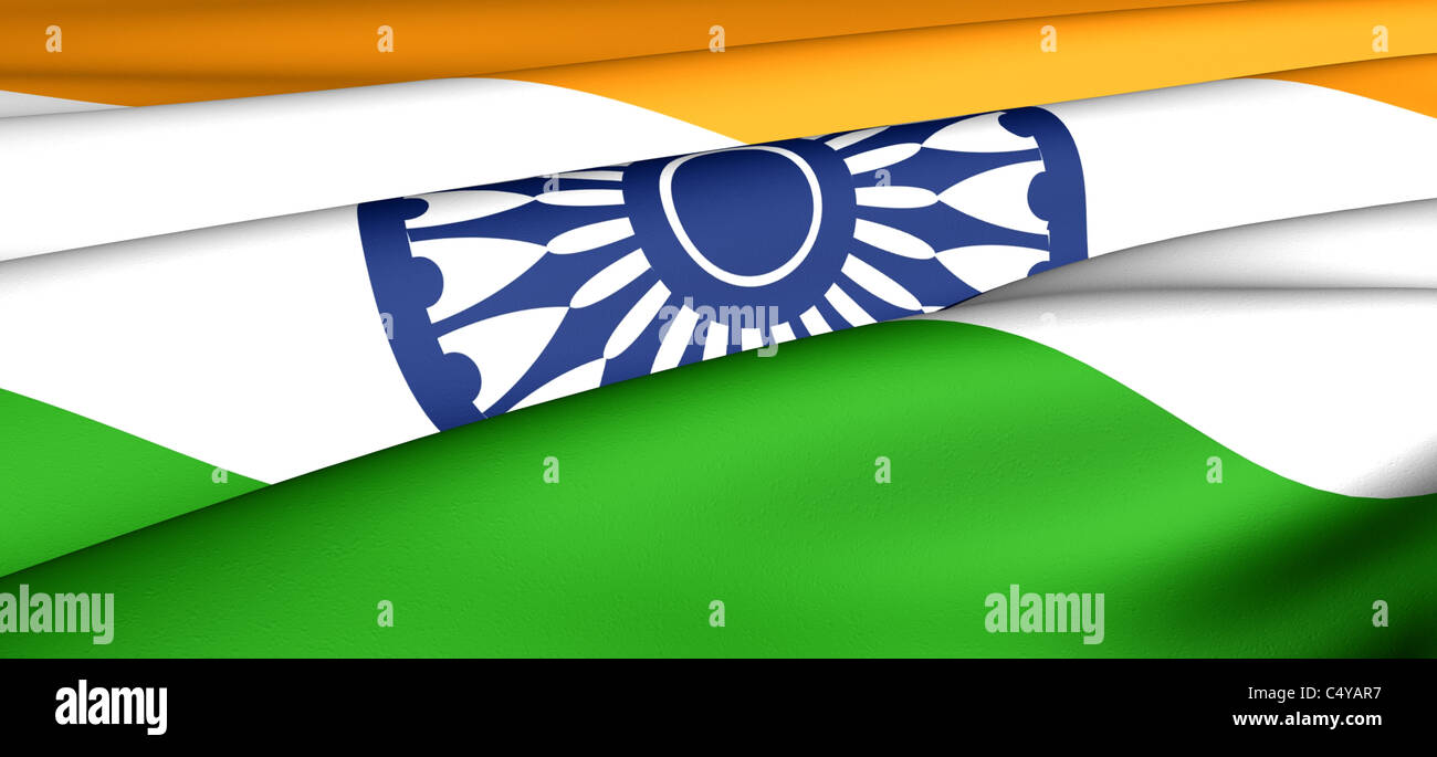 Flag of India. Close up. Front view Stock Photo - Alamy