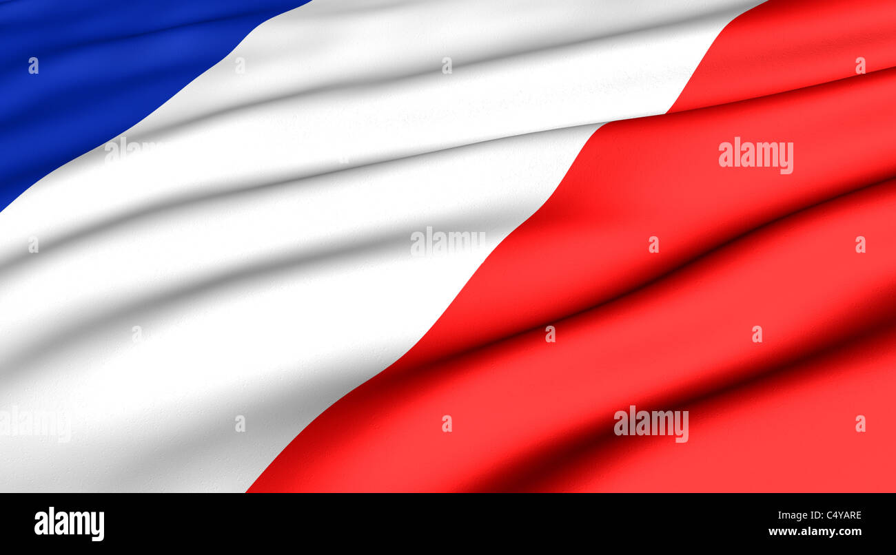 Flag of France. Close up. Front view Stock Photo - Alamy