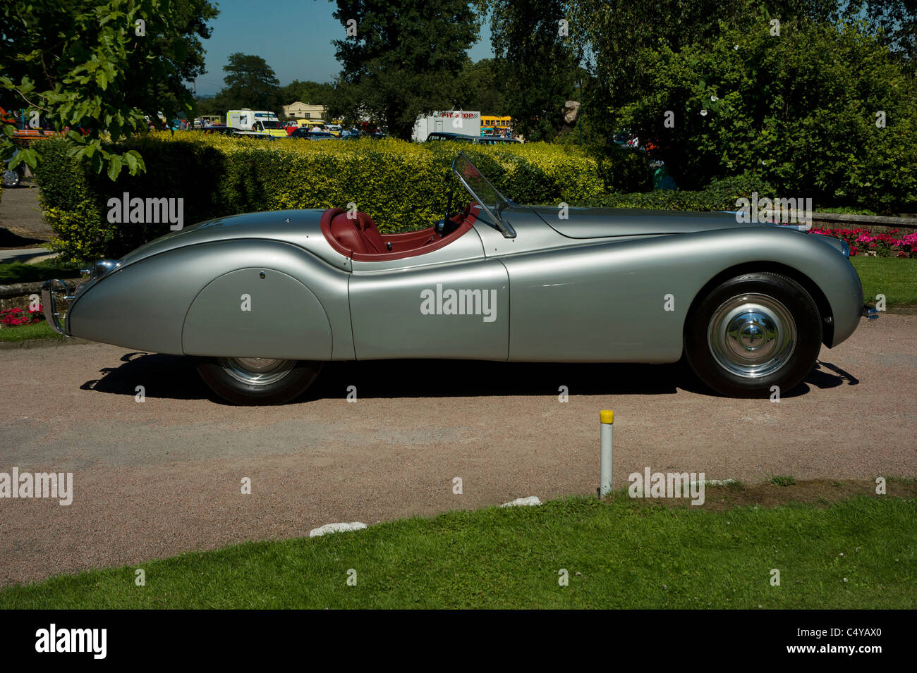 classic Jaguar xk 120 car Stock Photo - Alamy