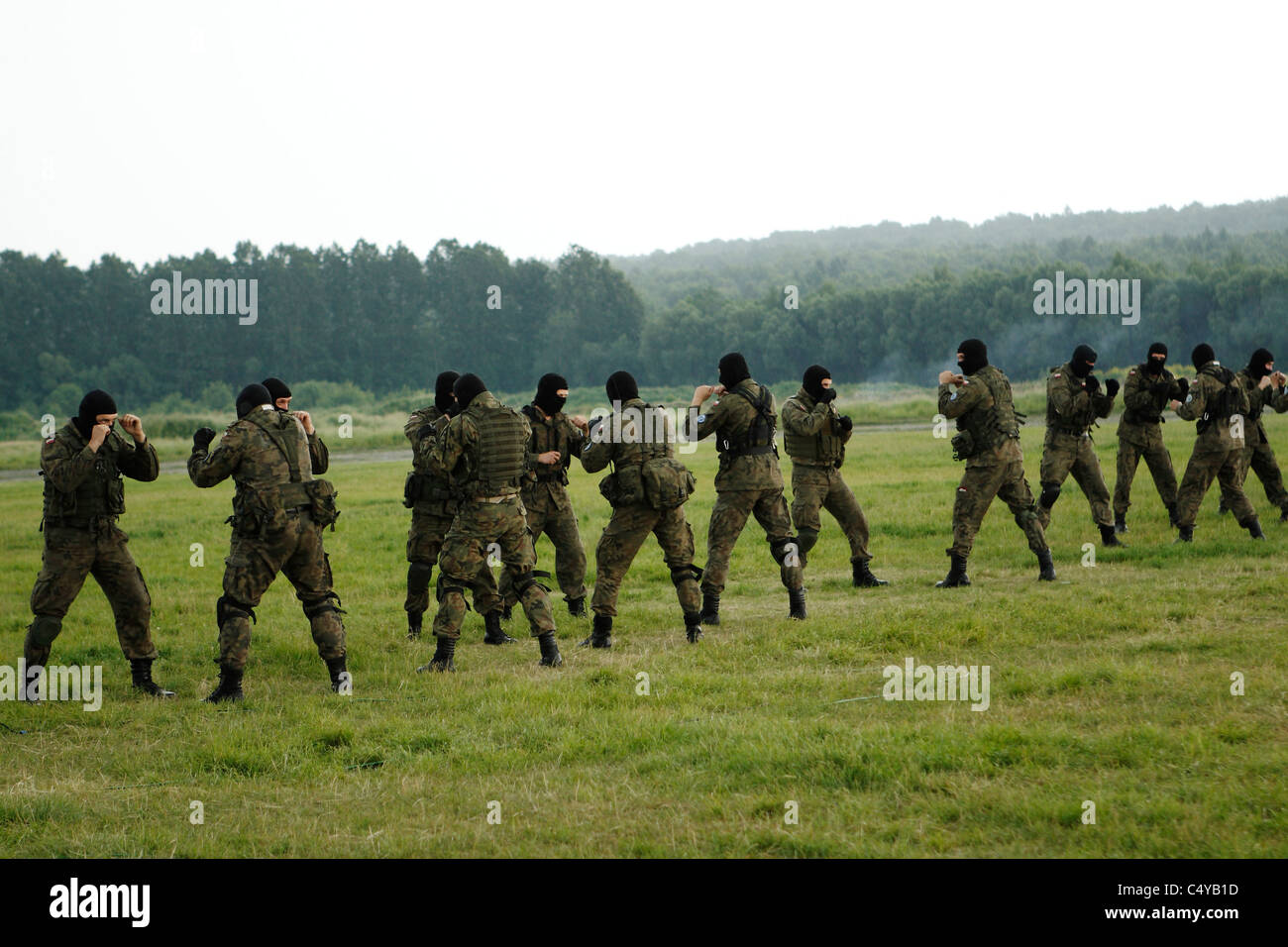 Demonstration exercises of a special purpose forces of polish army ...