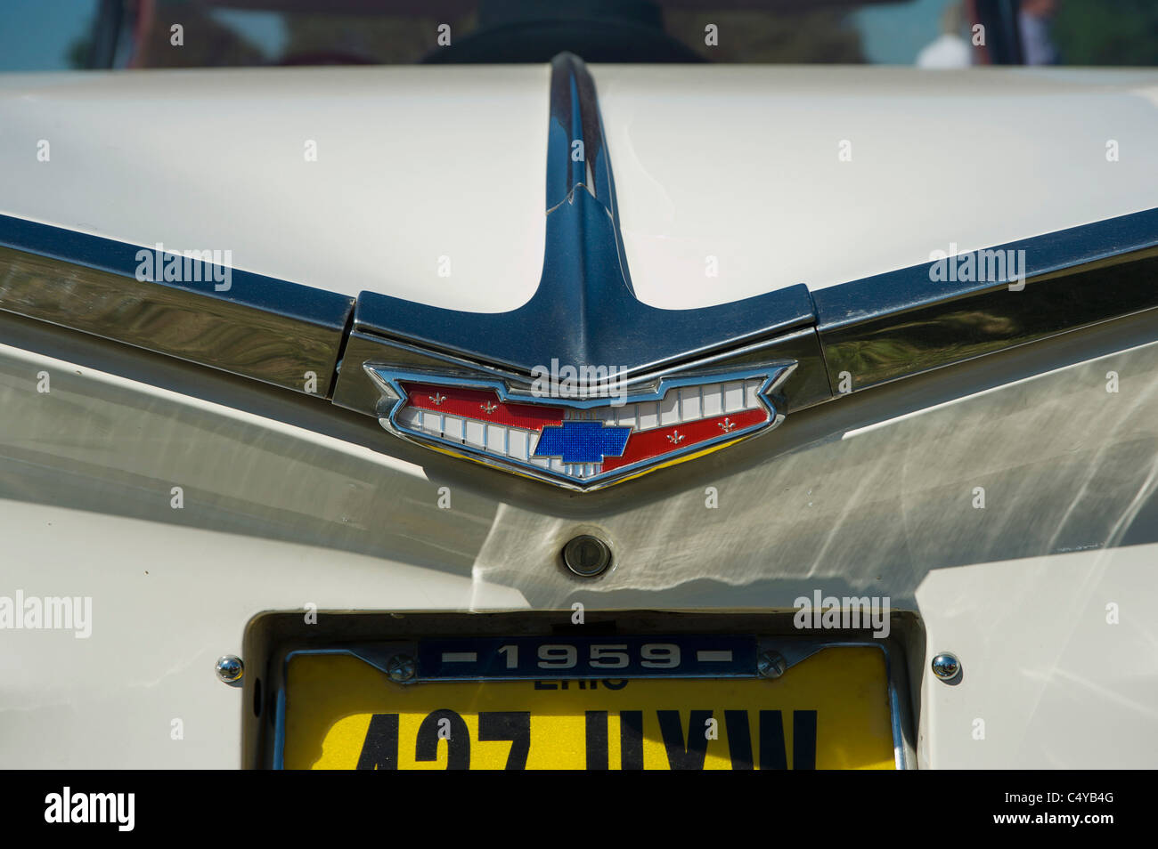 Rear of 1959 Chevrolet Impala Stock Photo - Alamy