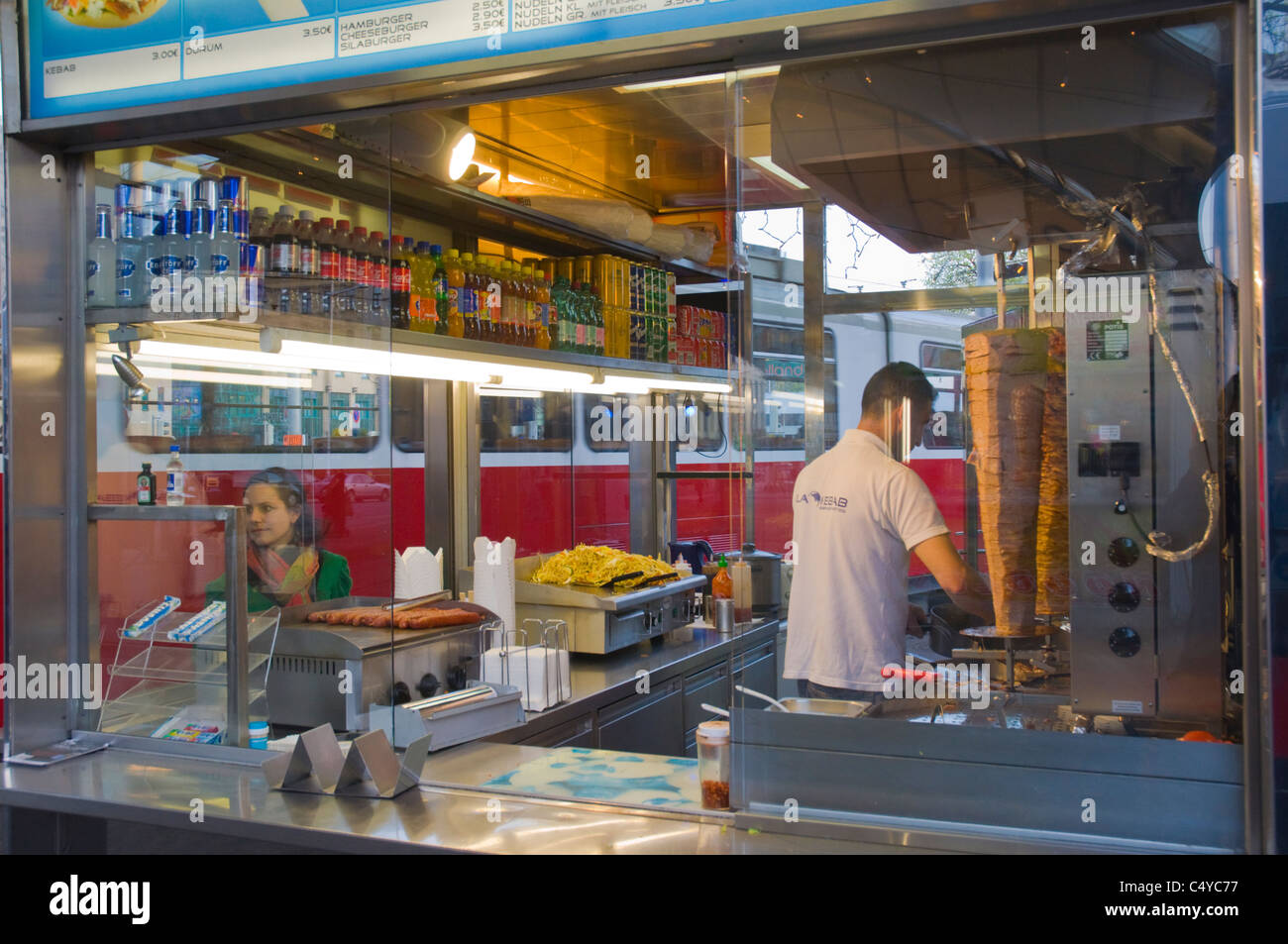 Kebab Stand High Resolution Stock Photography and Images - Alamy