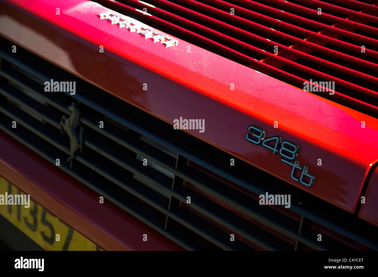 Ferrari 348 TB rear emblem Stock Photo - Alamy