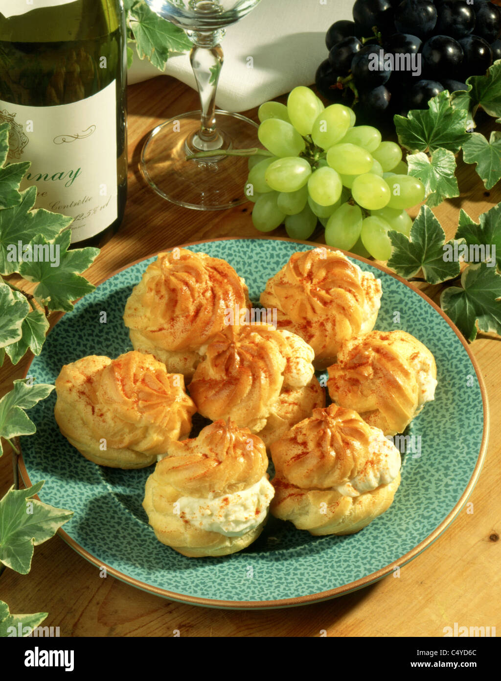 Cheese - profiteroles Stock Photo - Alamy