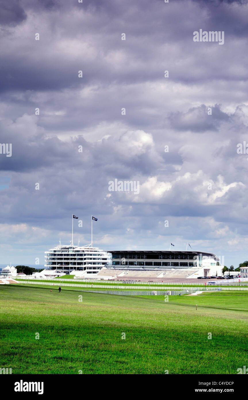 Epsom Downs and racecourse grandstand,Surrey Stock Photo - Alamy