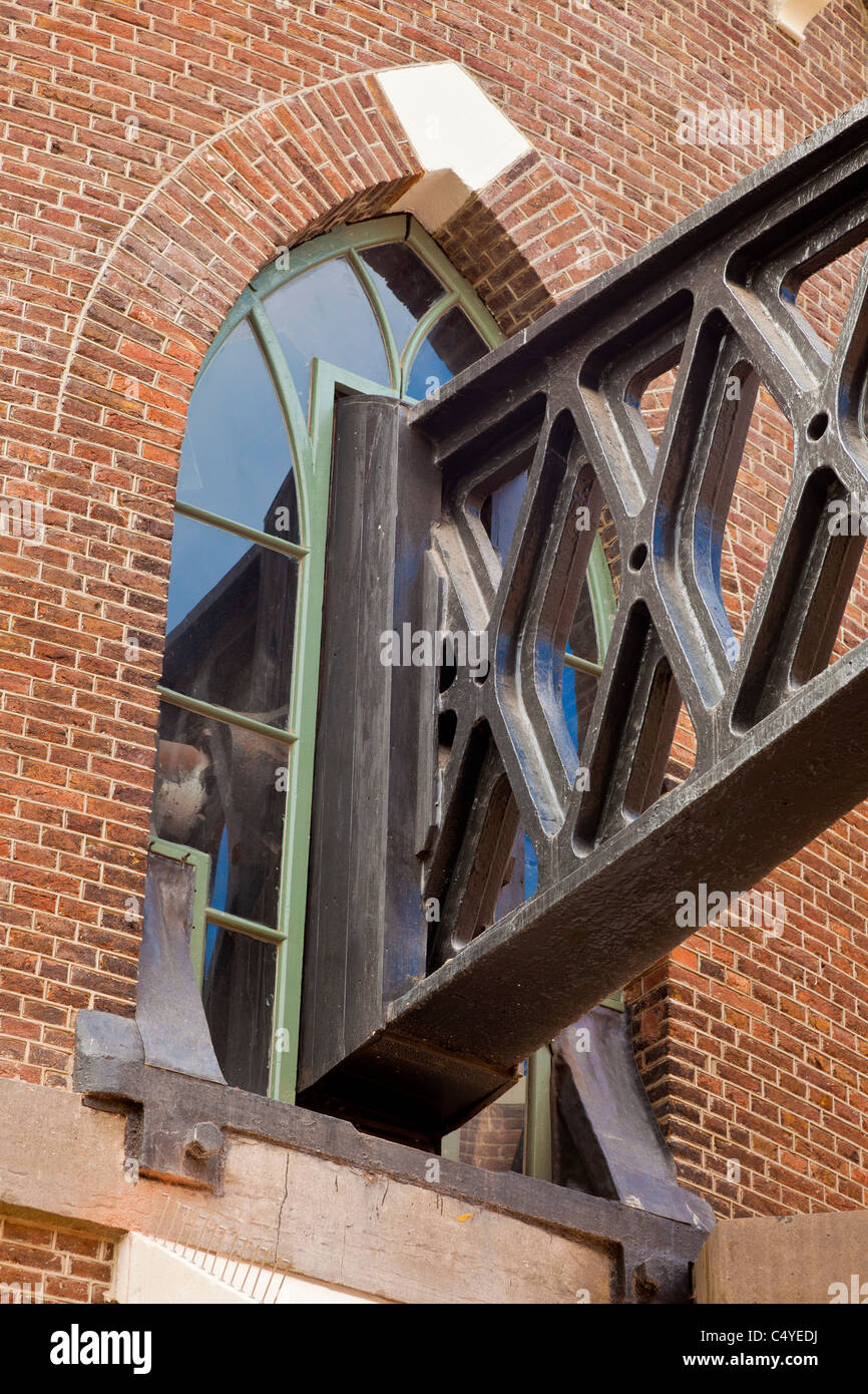 Beam of beam engine at De Cruquius steam powered water pumping station ...