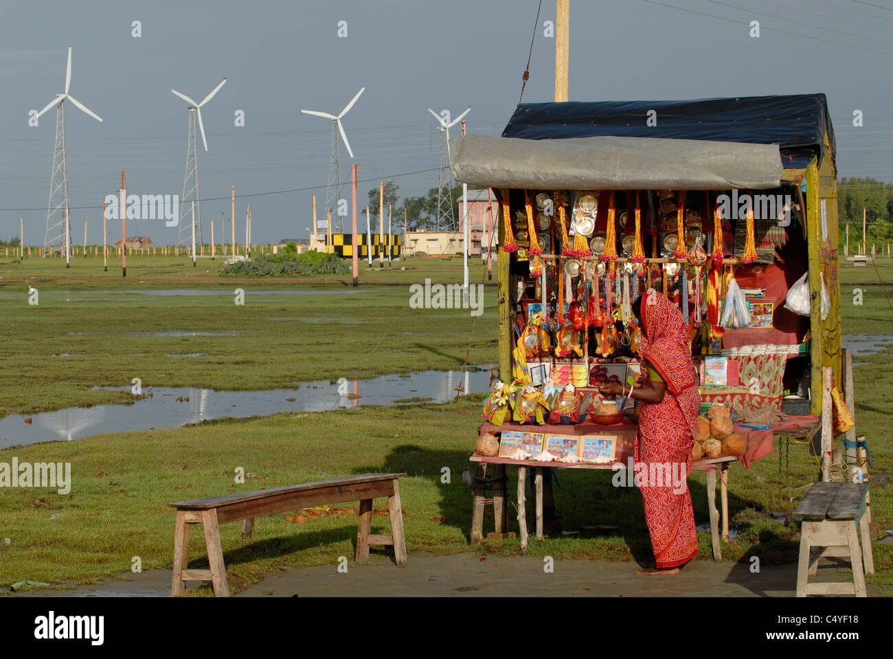 INDIA West-Bengal , Sagar Island at Sundarbans the delta of Ganges ...