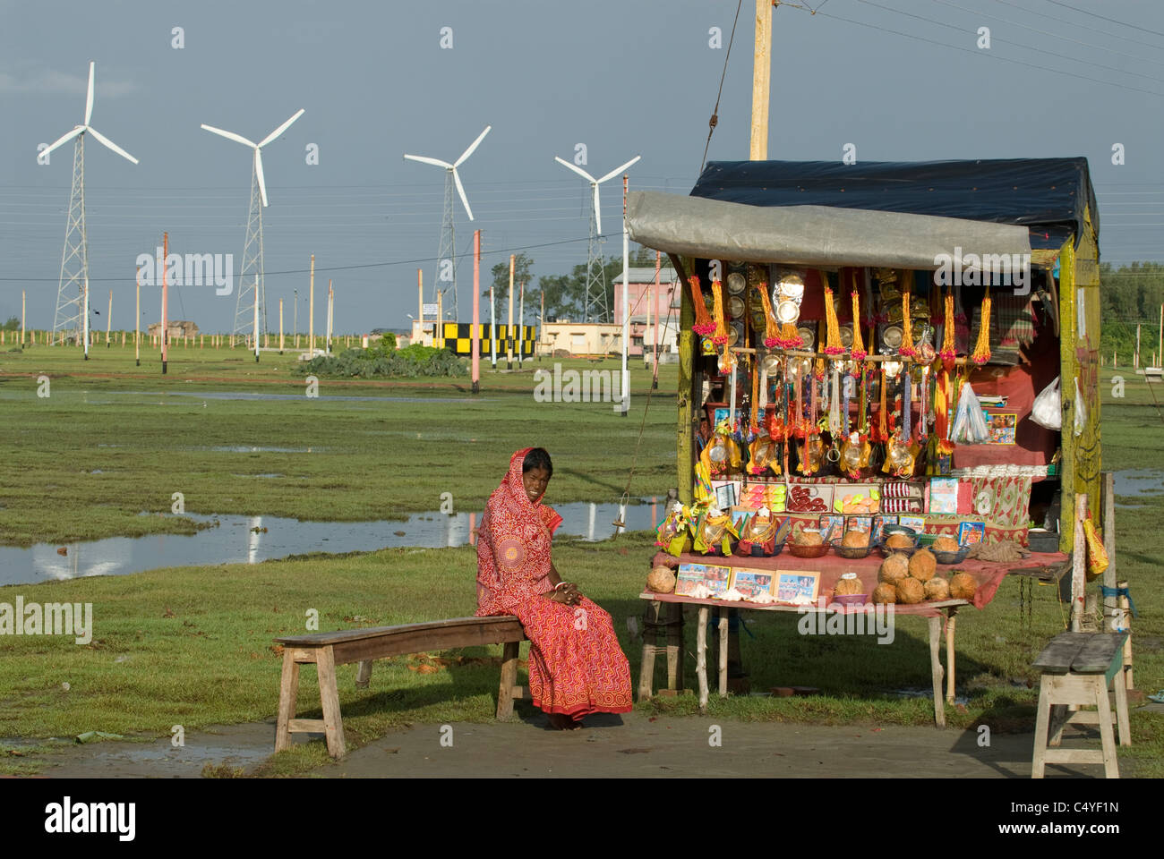 INDIA West-Bengal , Sagar Island at Sundarbans the delta of Ganges ...