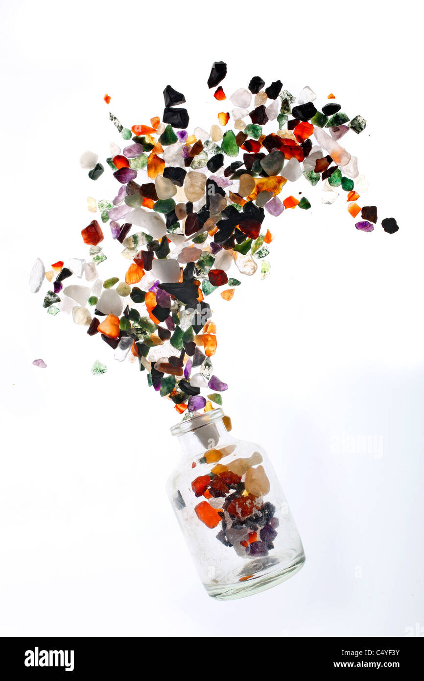 colorful transparent stones Stock Photo - Alamy