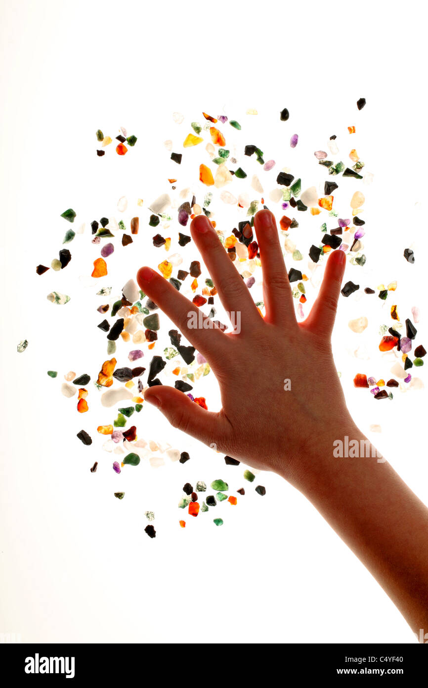 colorful transparent stones Stock Photo - Alamy