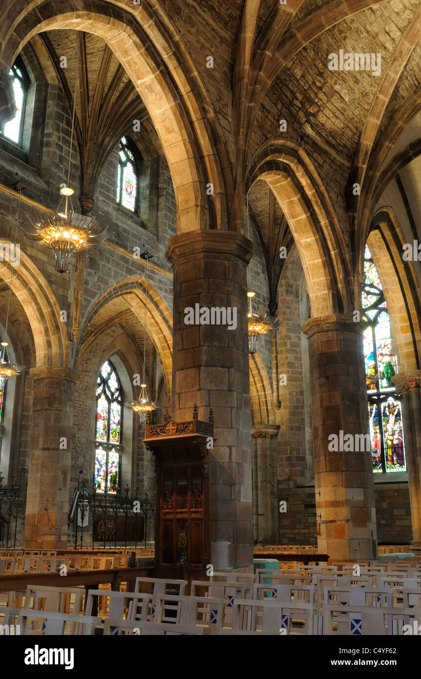 Interior st giles cathedral edinburgh hi-res stock photography and ...