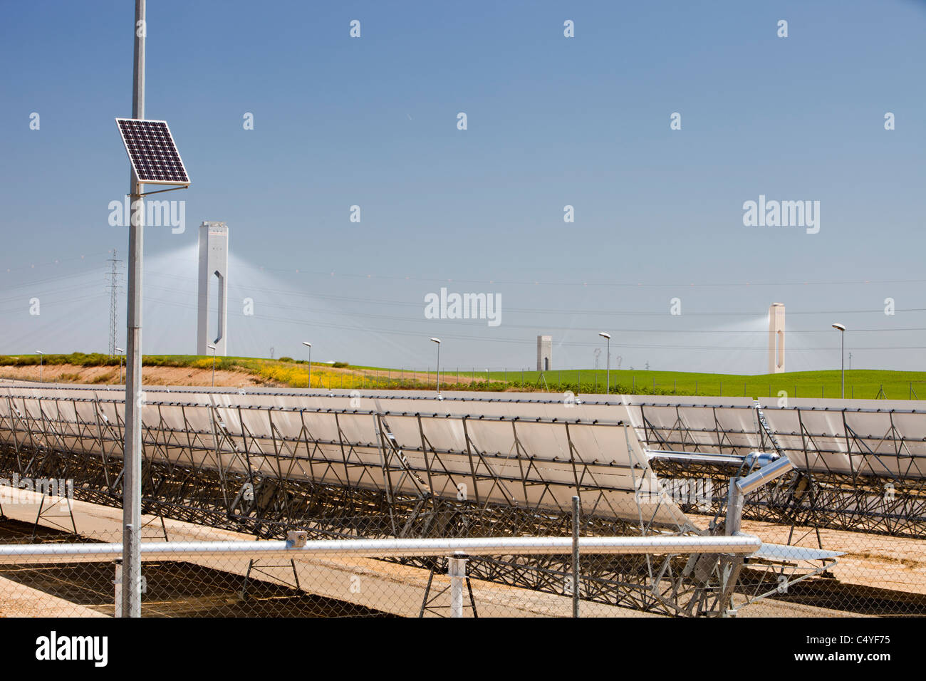 The PS20 solar thermal tower, the only such working solar tower ...