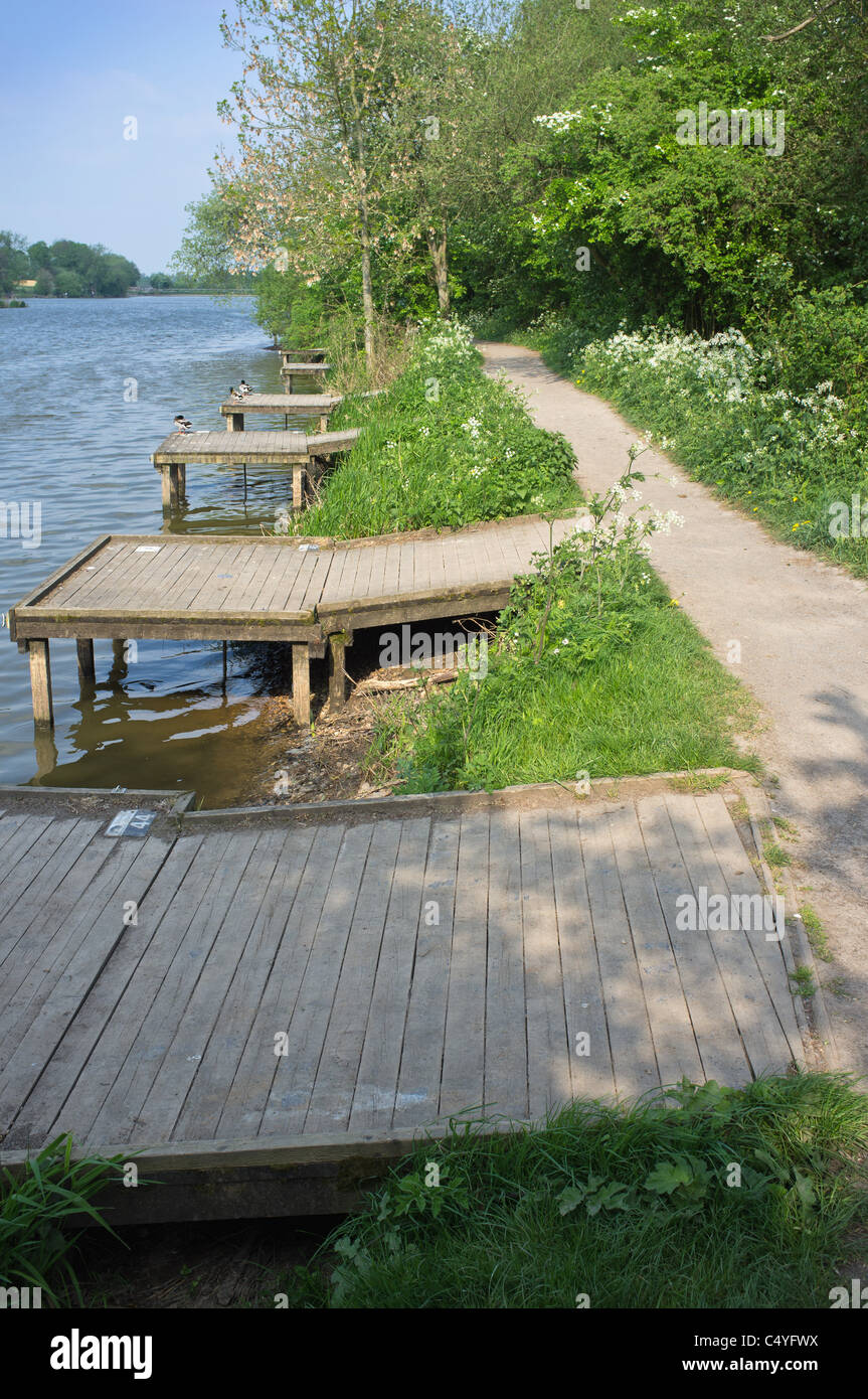 earlswood lakes canal reservoir warwickshire midlands Stock Photo - Alamy