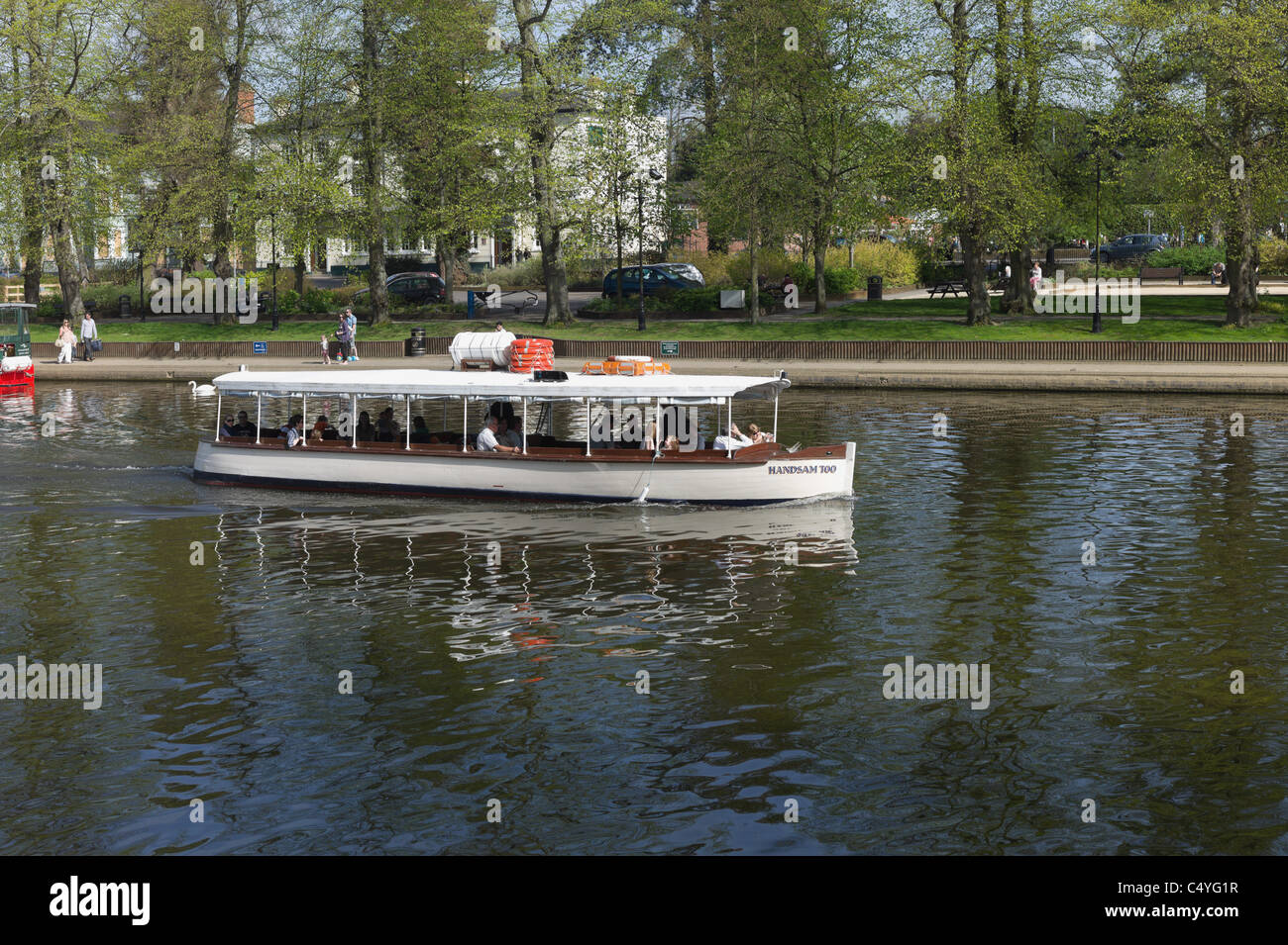 evesham worcestershire river avon Stock Photo - Alamy