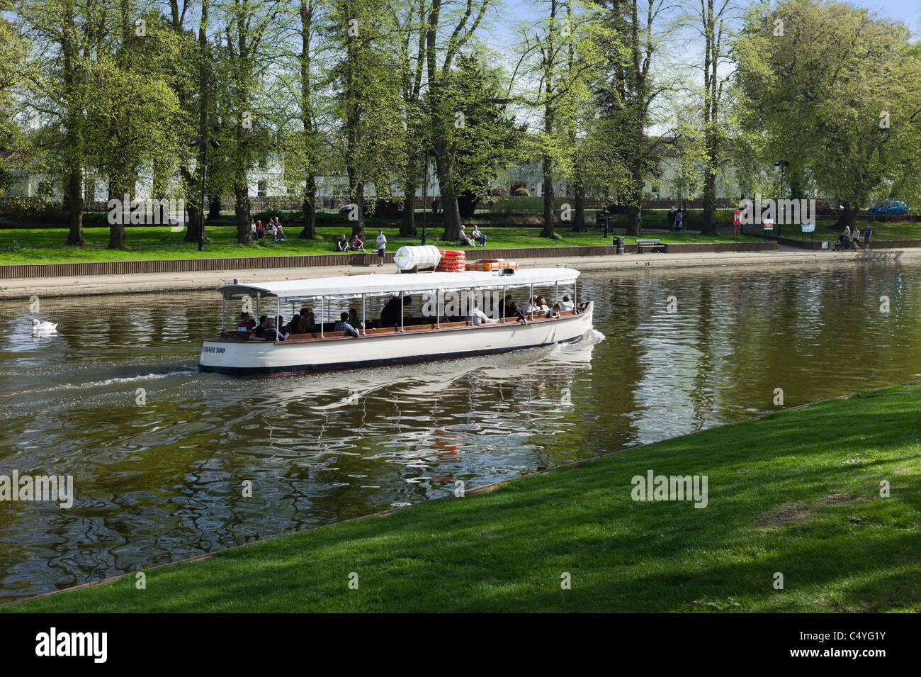 evesham worcestershire river avon Stock Photo - Alamy