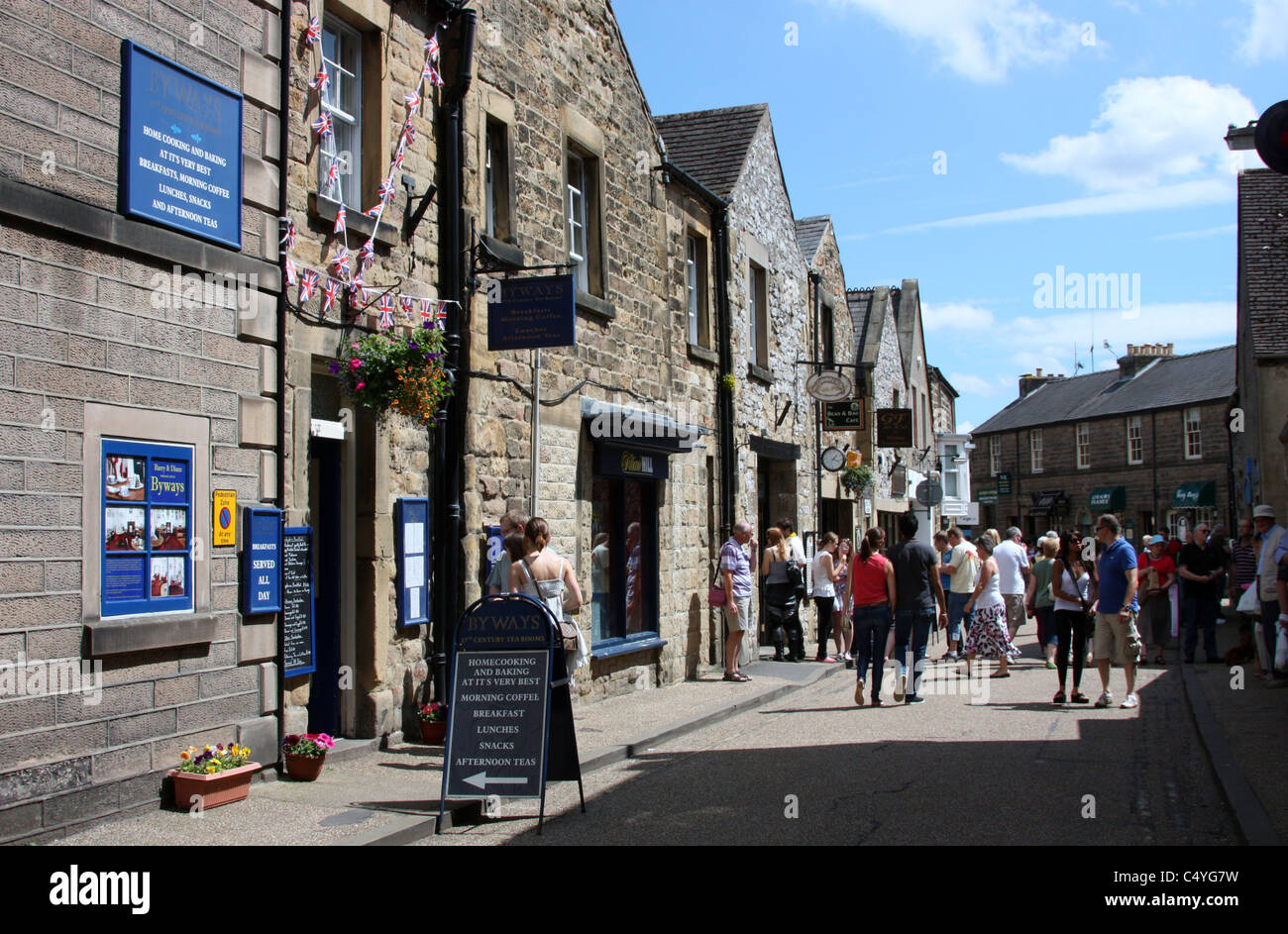 Bakewell in the Peak District National Park Stock Photo - Alamy