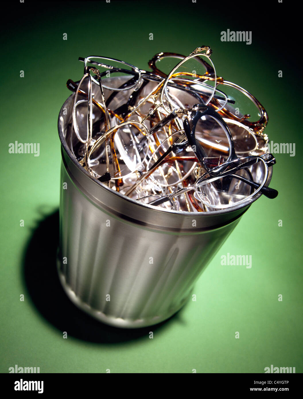 Small Metal Garbage Can