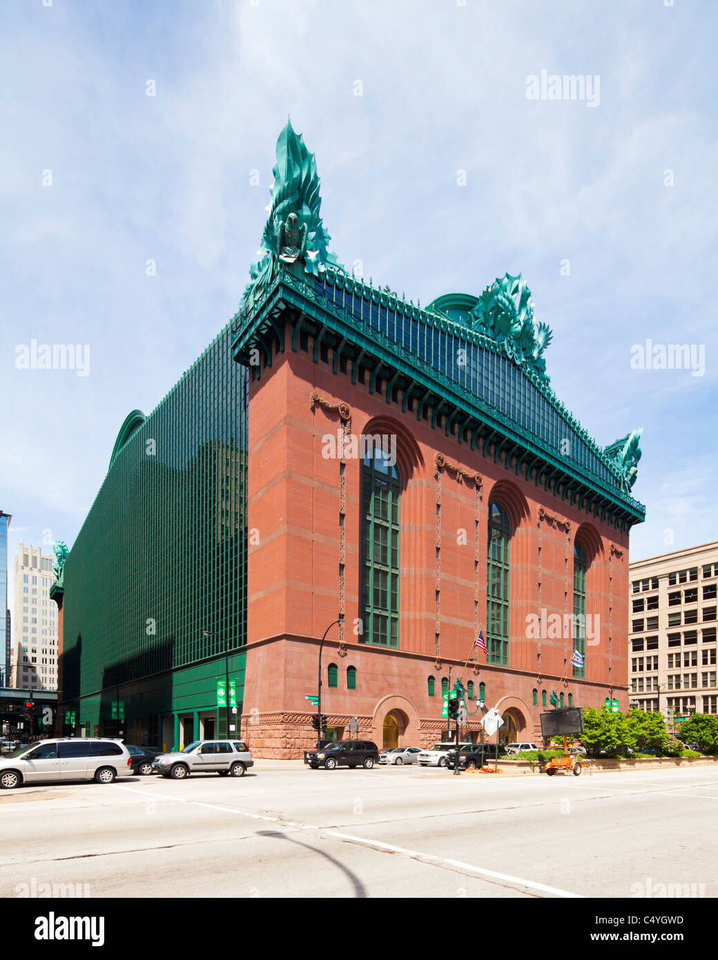 Harold Washington Library Center,Chicago, Illinois Stock Photo - Alamy