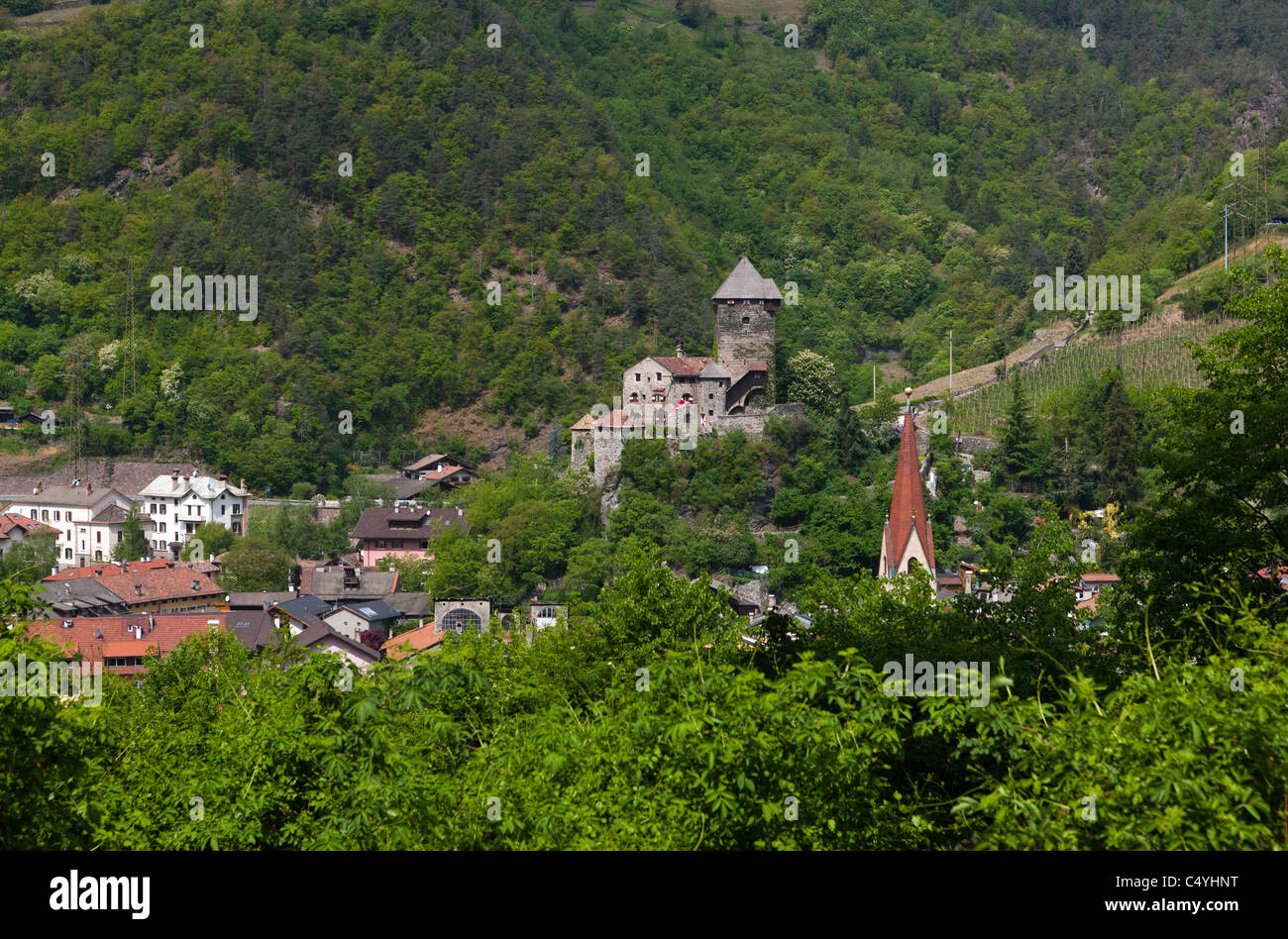 Branzoll Castle in Klausen (Chiusa), Trentino-Alto Adige, Italy, Europe ...