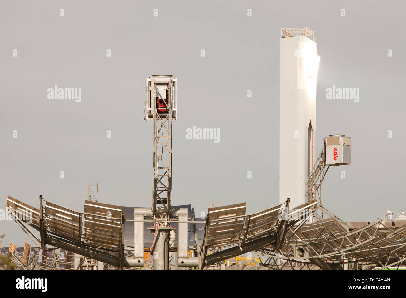 The PS20 solar thermal tower, the only such working solar tower ...