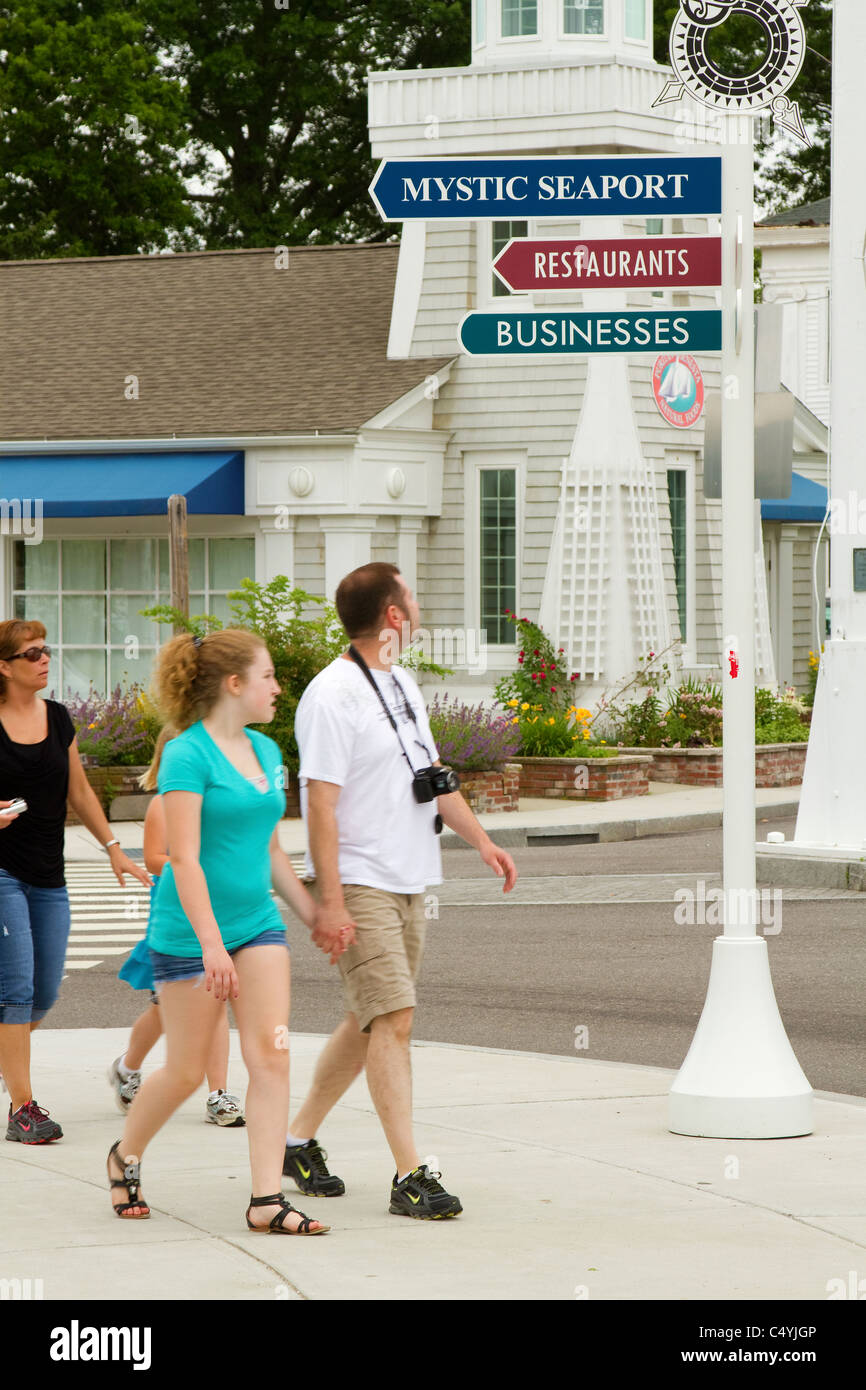 Mystic Seaport, Mystic Connecticut Stock Photo - Alamy