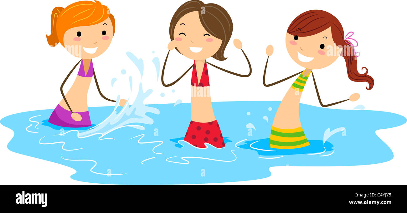 Fight for water cartoon hi-res stock photography and images - Alamy