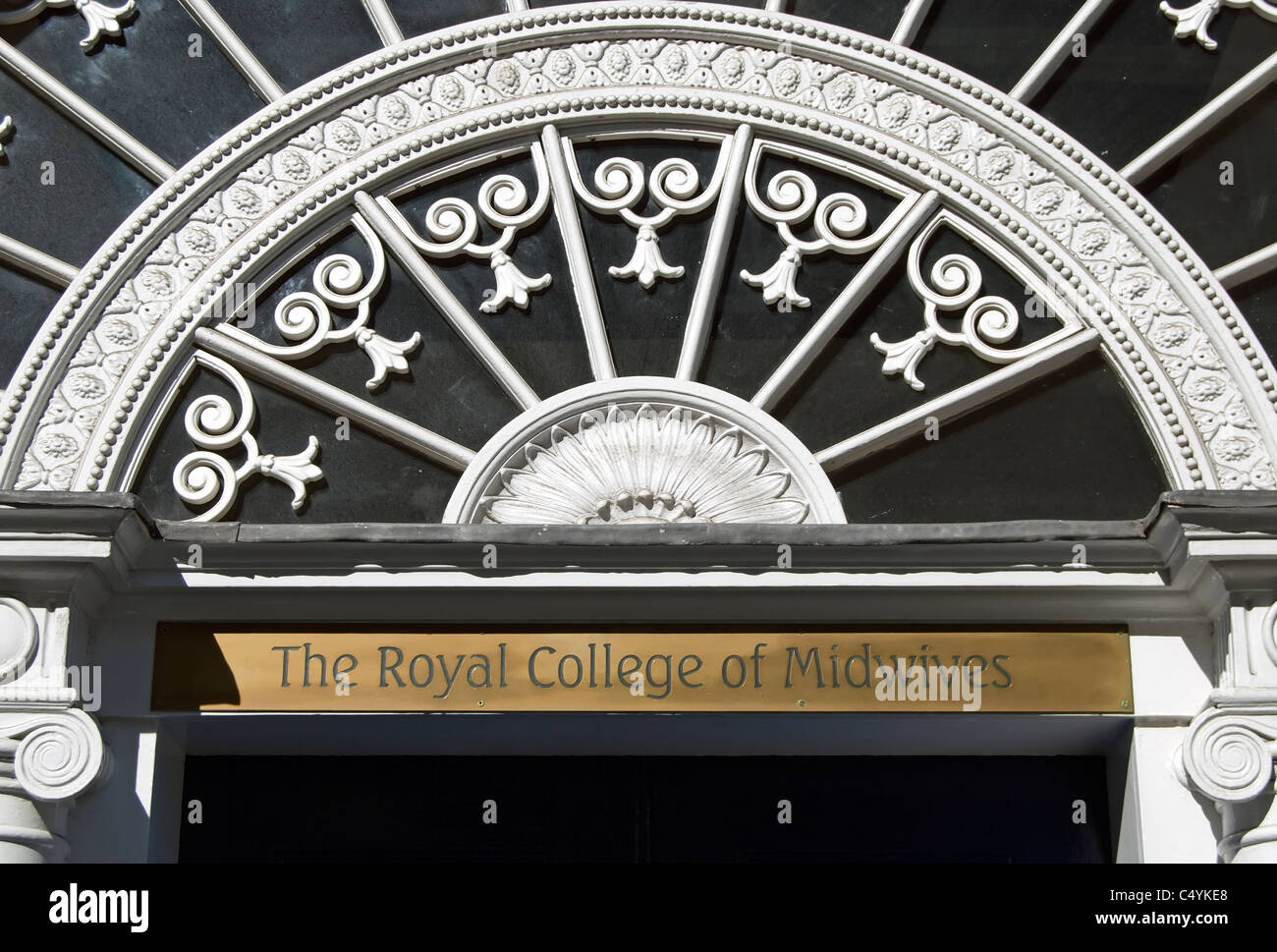 detailing above entrance of an 18th-century adam brothers-designed ...