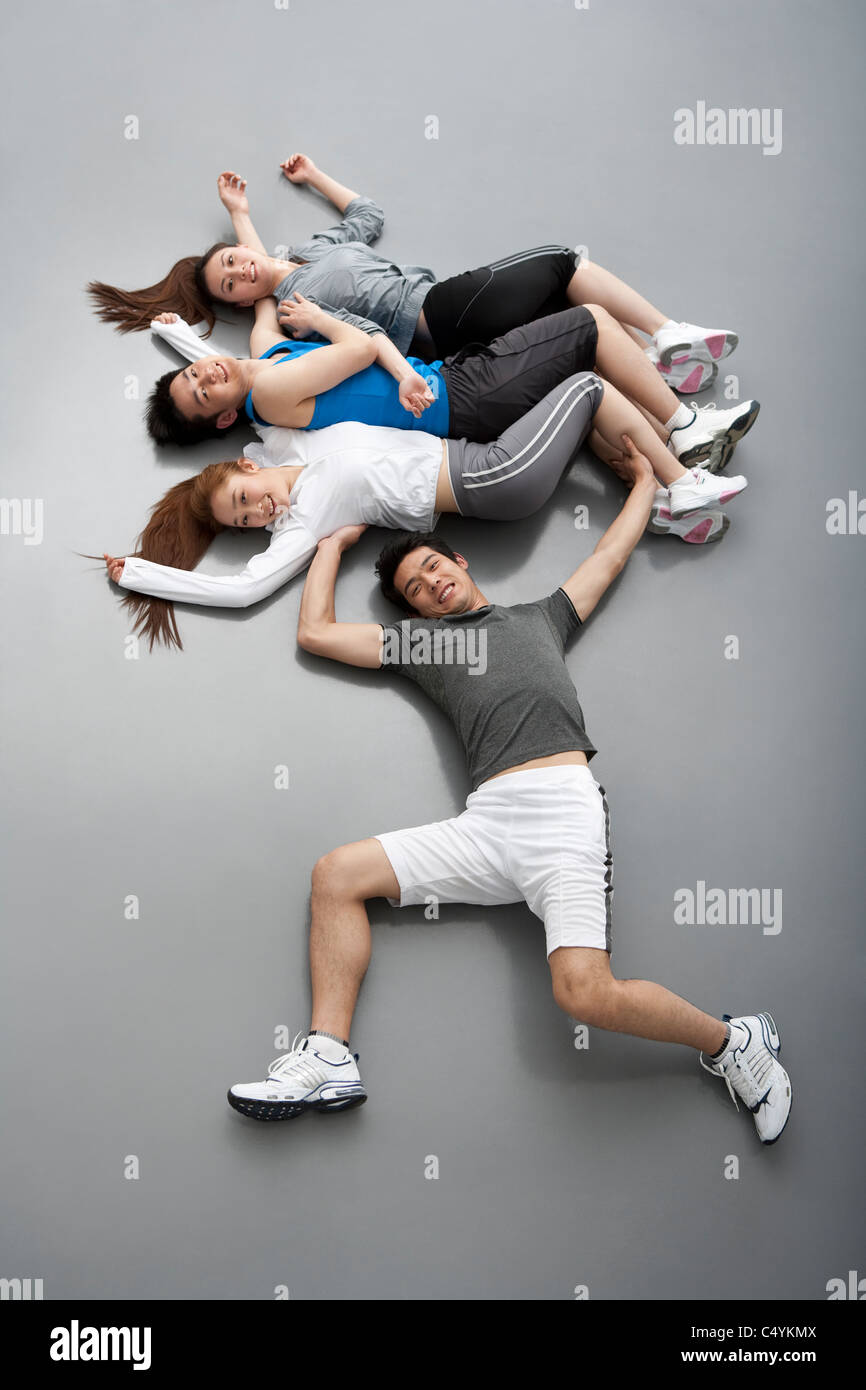 Man Carrying Friends Stock Photo - Alamy