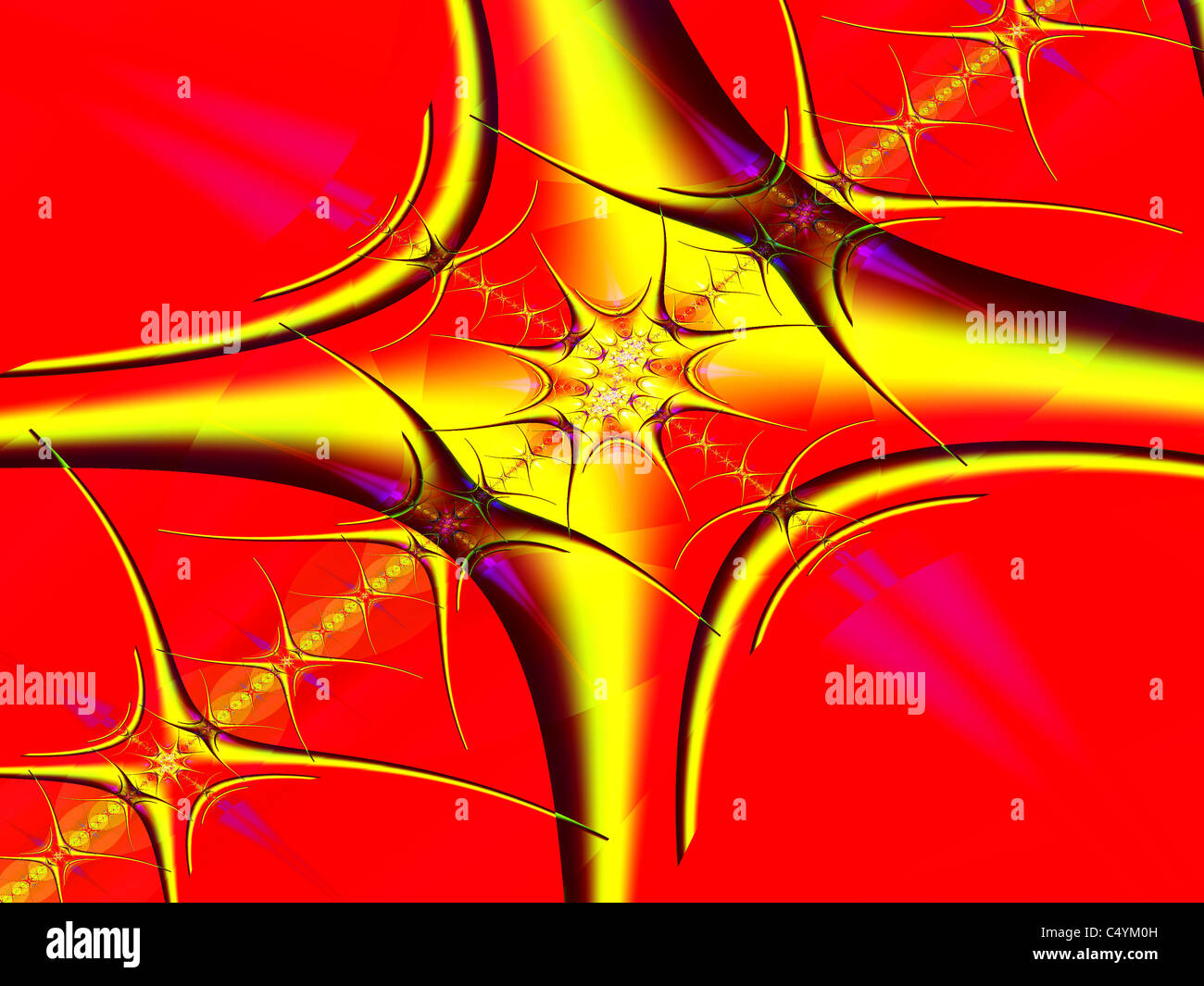 A Computer Generated Fractal Cross Stock Photo - Alamy