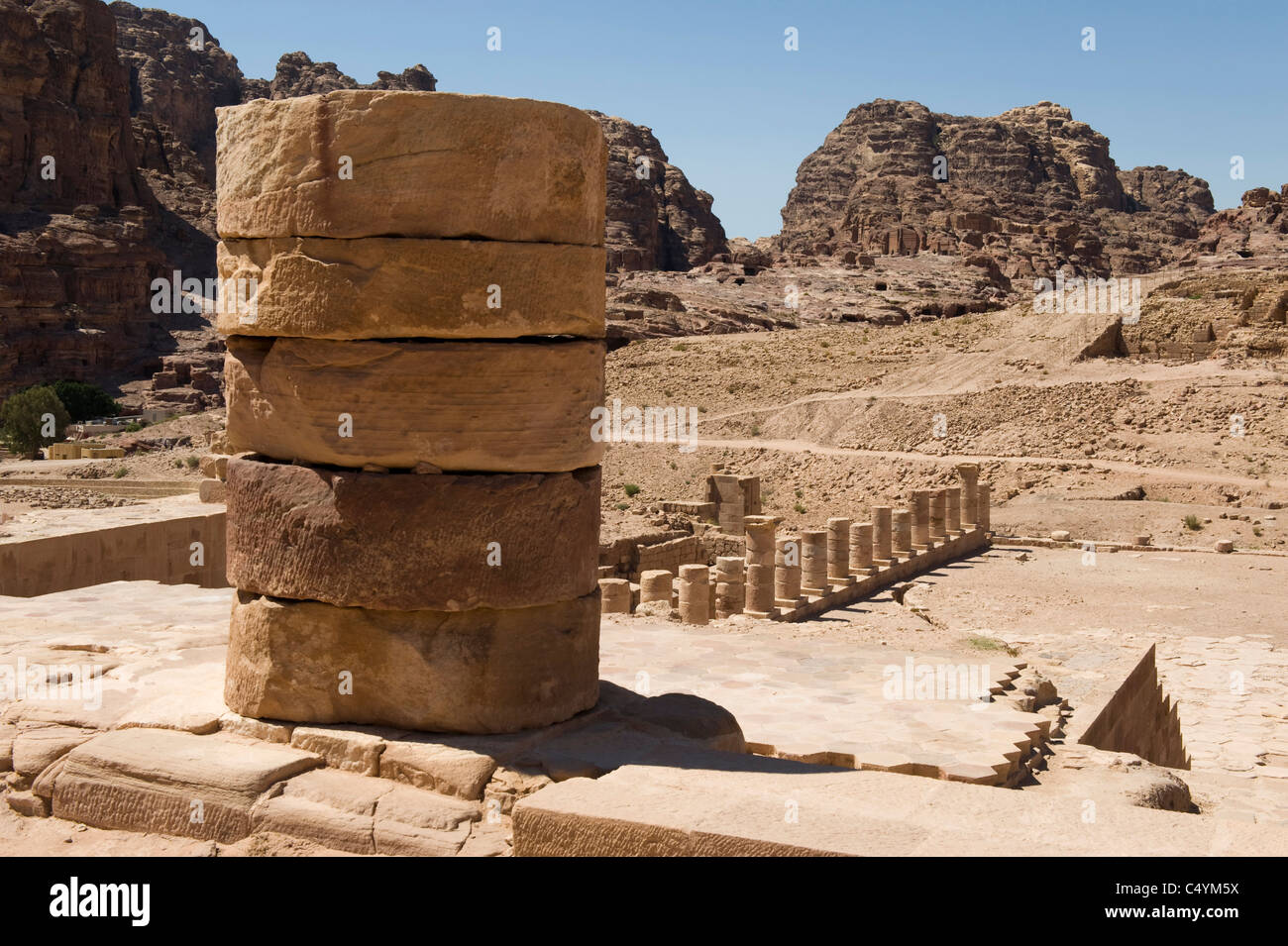 Petra, Jordan. Ancient site of city inhabited by Nabataeans. Now a ...