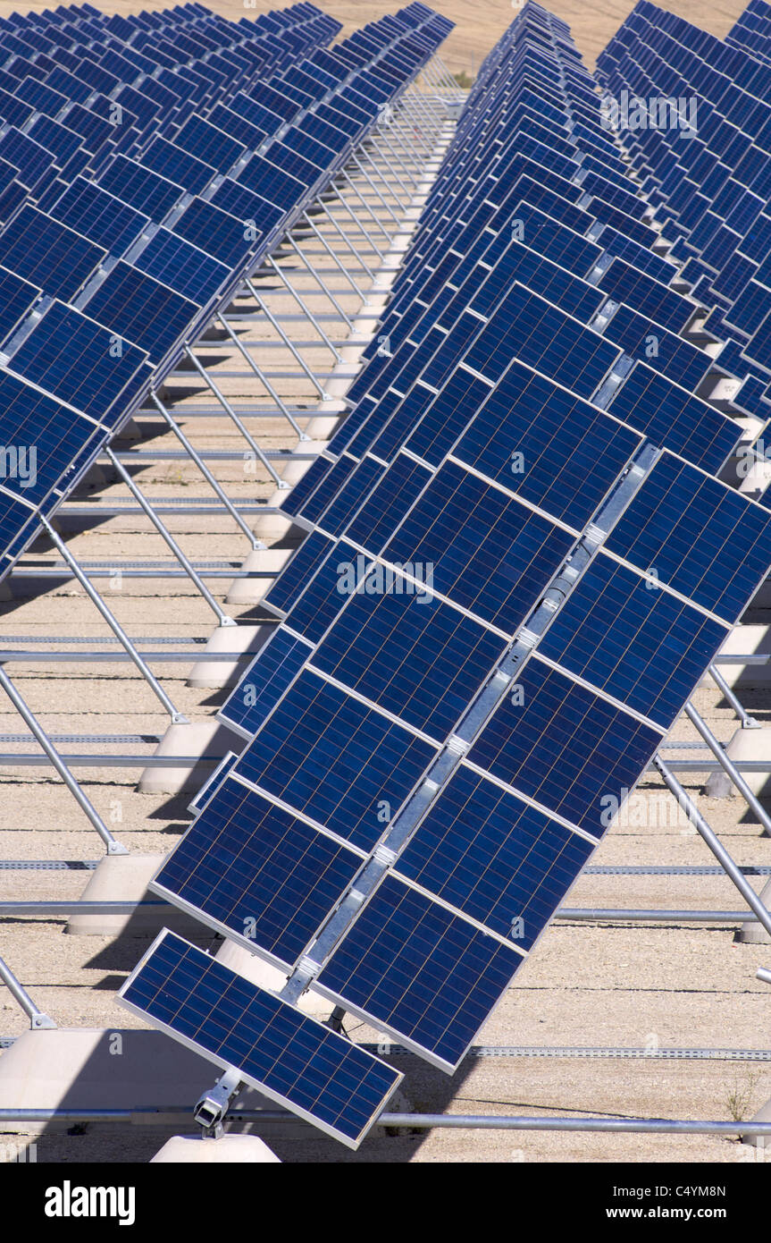 photovoltaic panels detail in blue color Stock Photo - Alamy