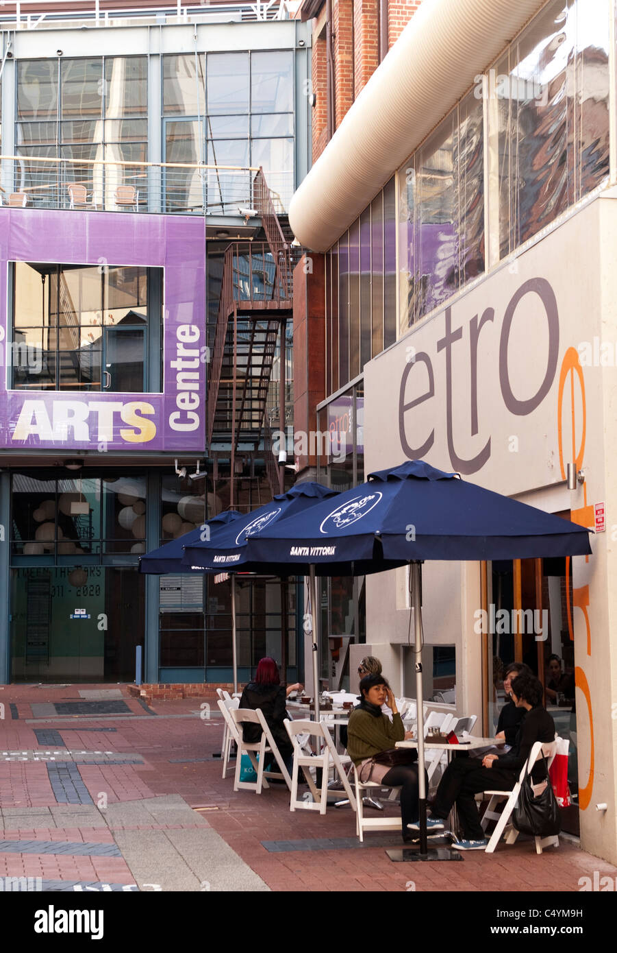 Arts Centre and Etro Cafe in King Street, Perth, Western Australia ...