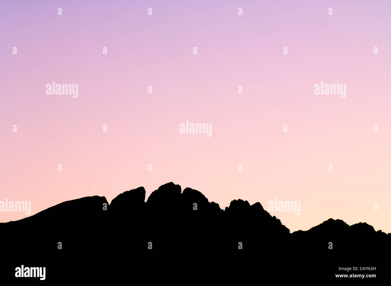 Skyline in Pyrenees mountains, Spain Stock Photo - Alamy