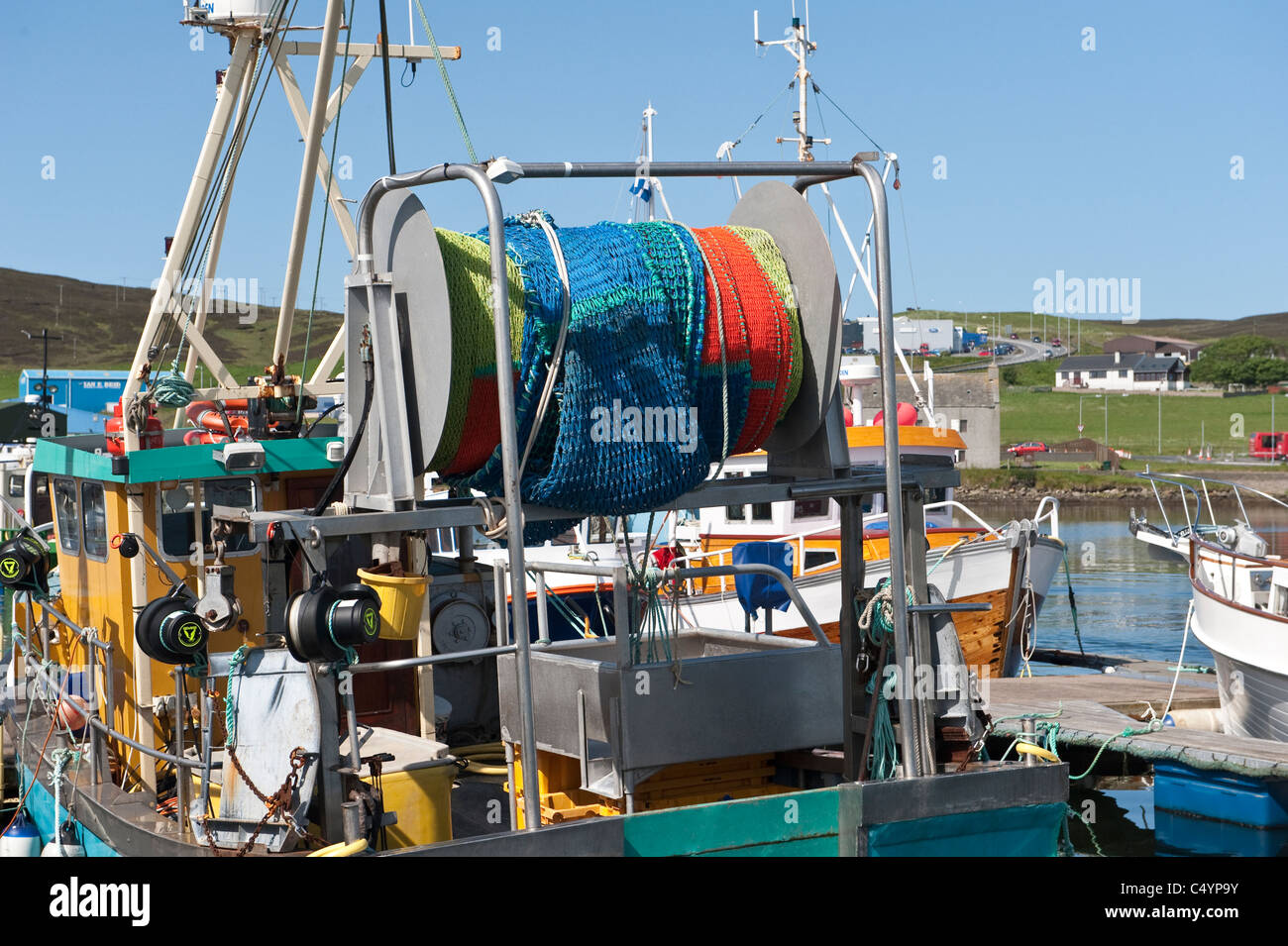 The Small Boat Harbour Lerwick Mainland Shetland Subarctic Archipelago ...