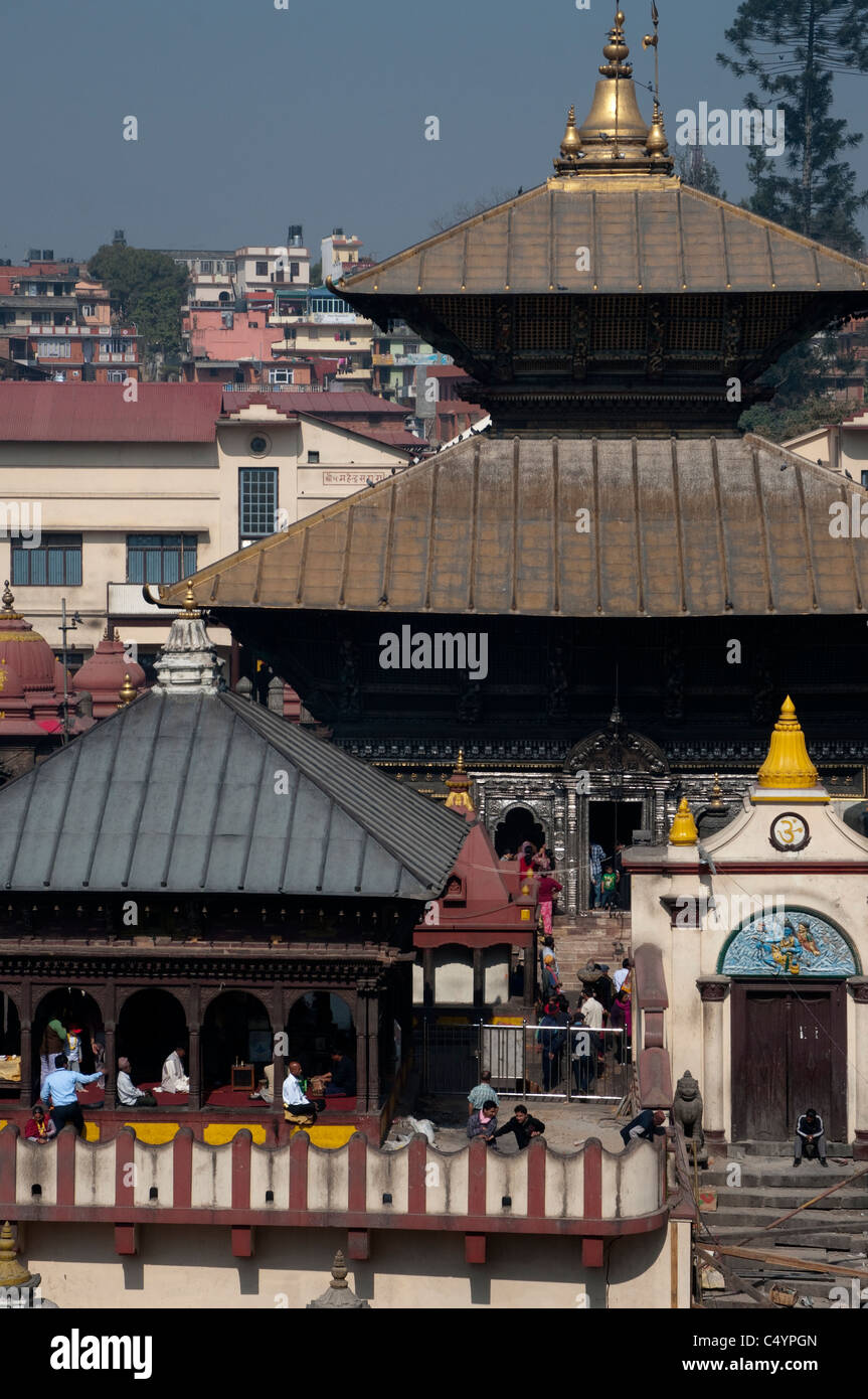 Pashupati Mandir is the holiest temple at Pashupatinath, the major ...